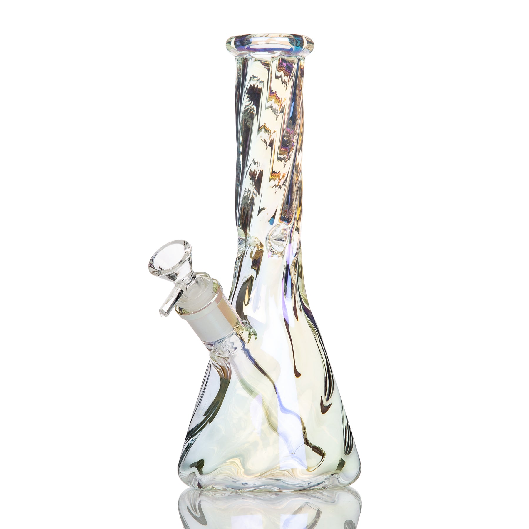 Chromatic Twist Mini Beaker Bong 25cm