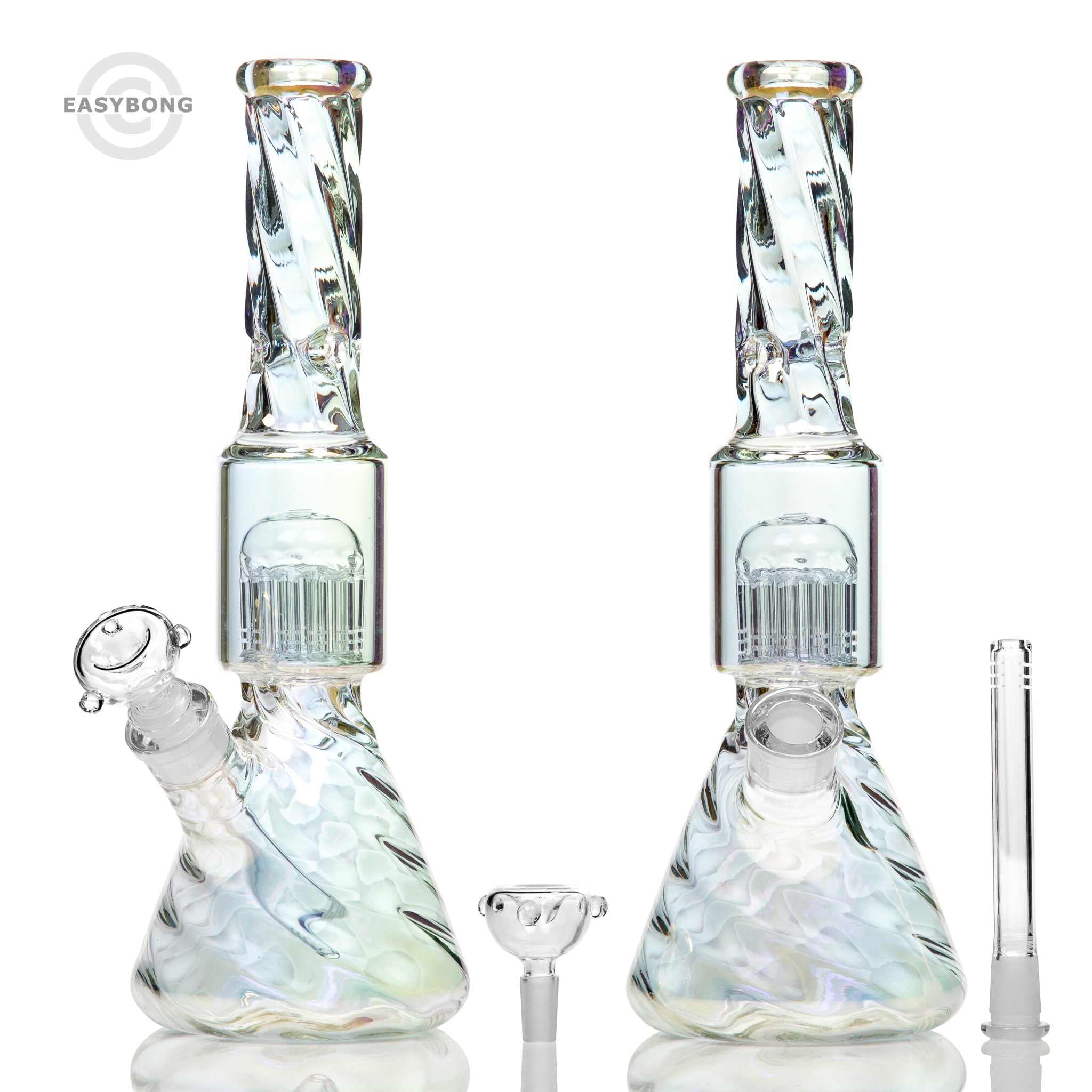 Chromatic Twist Tree Perc Beaker